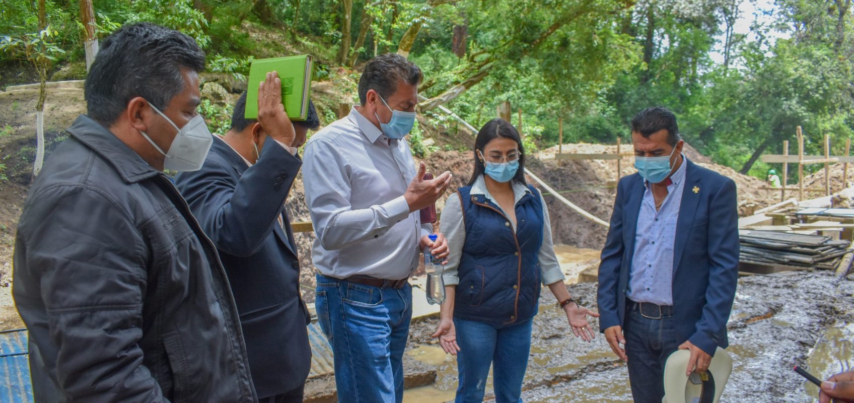 Alcalde Juan Carlos Pellecer supervisa obras para el desarrollo de la población sanjuanera ...